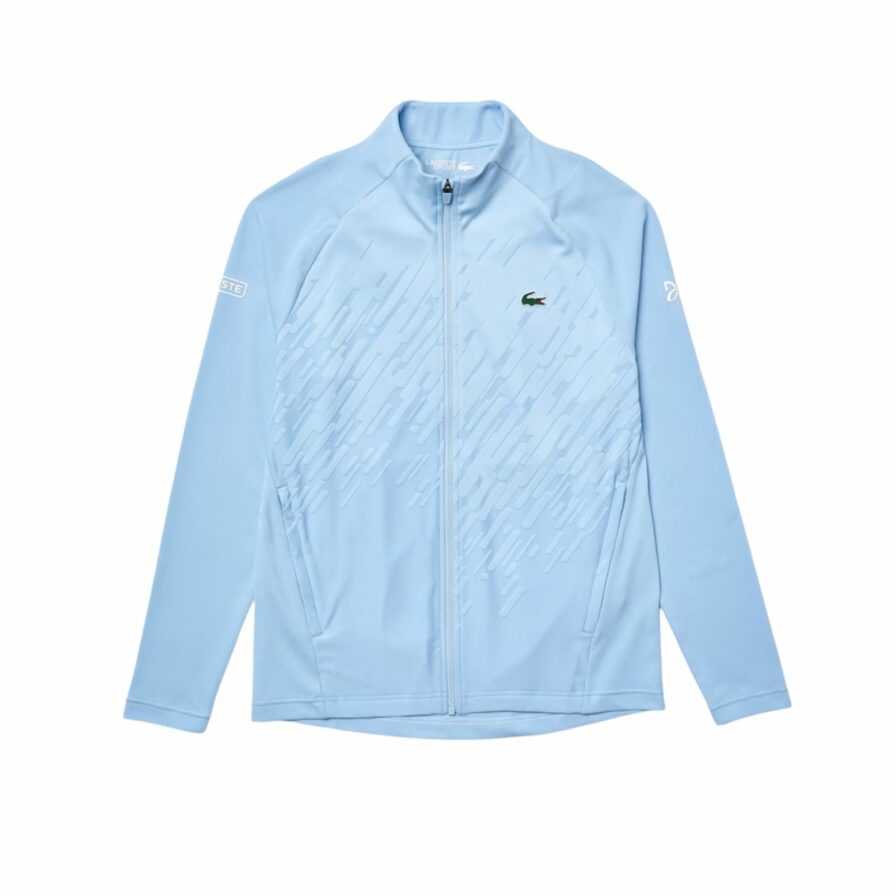 Lacoste SPORT Novak Djokovic Technical Zip Jacket Blue - TennisXpert