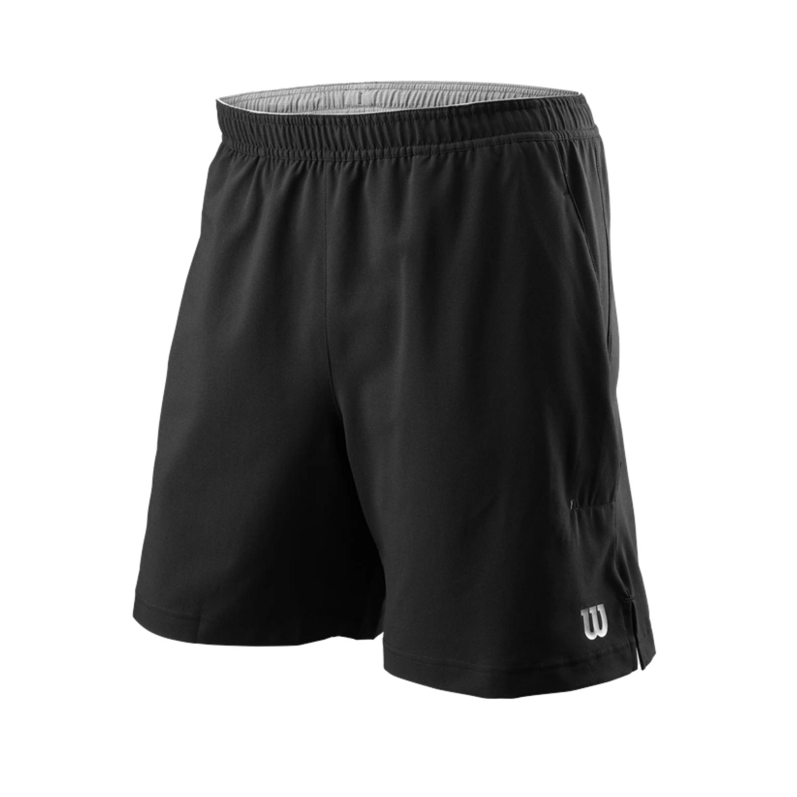 Wilson Power Twin Shorts Black - TennisXpert