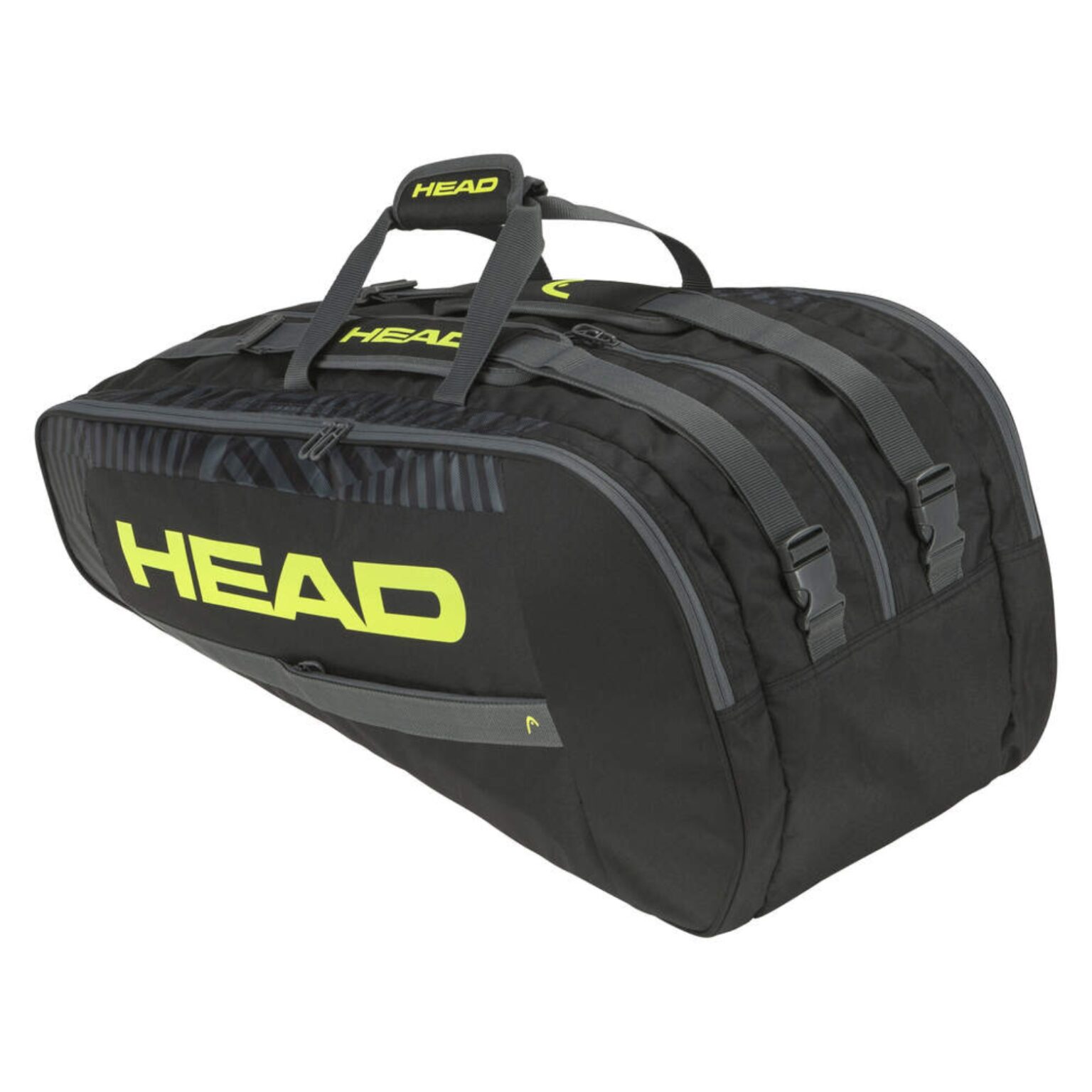 Head Base Racquet Bag L Black/Yellow - TennisXpert