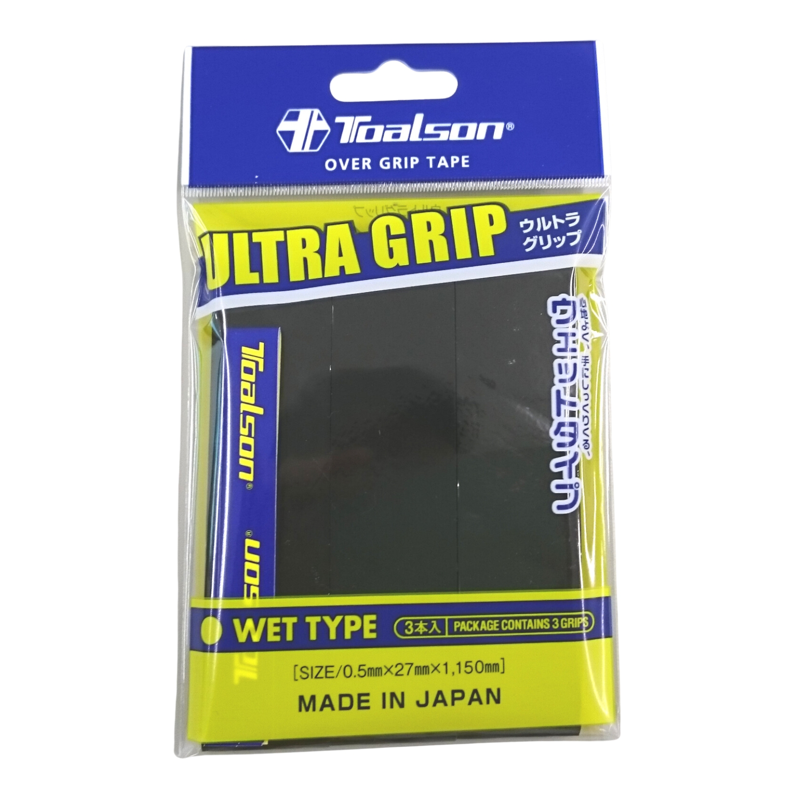 Toalson Ultra Grip 3-Pack Black | Tennisgrepp → Köp nu!